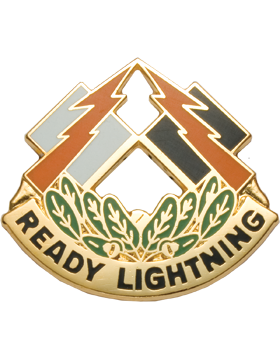 335th Signal Command Unit Crest (Ready Lightning)