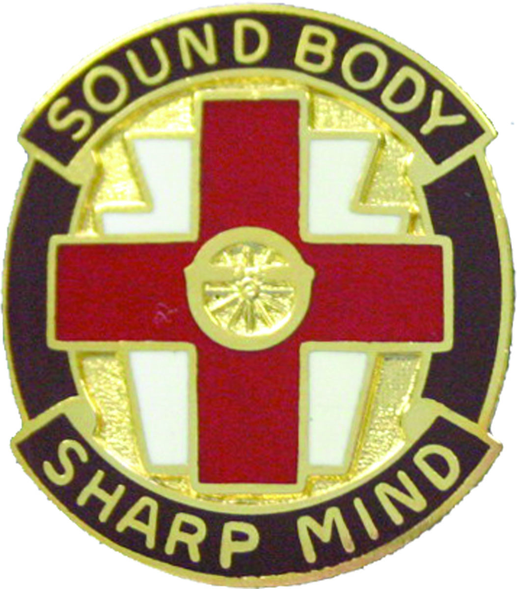 338th Medical Group Unit Crest (Sound Body Sharp Mind)