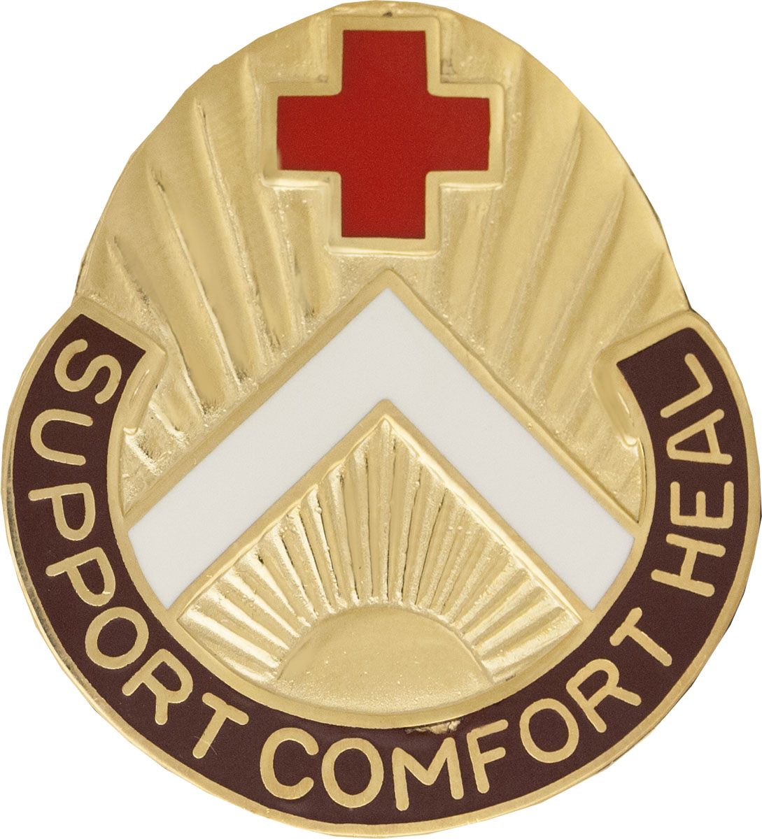 352nd Combat Support Hospital Unit Crest (Support Comfort Heal)