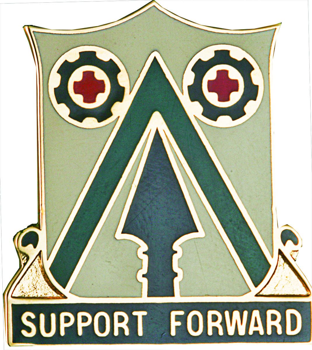 372nd Support Battalion Unit Crest (Support Forward)
