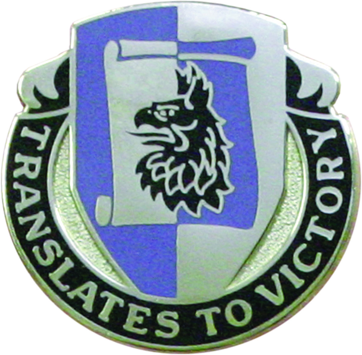 378th Military Intelligence Battalion Unit Crest (Translates To Vic...