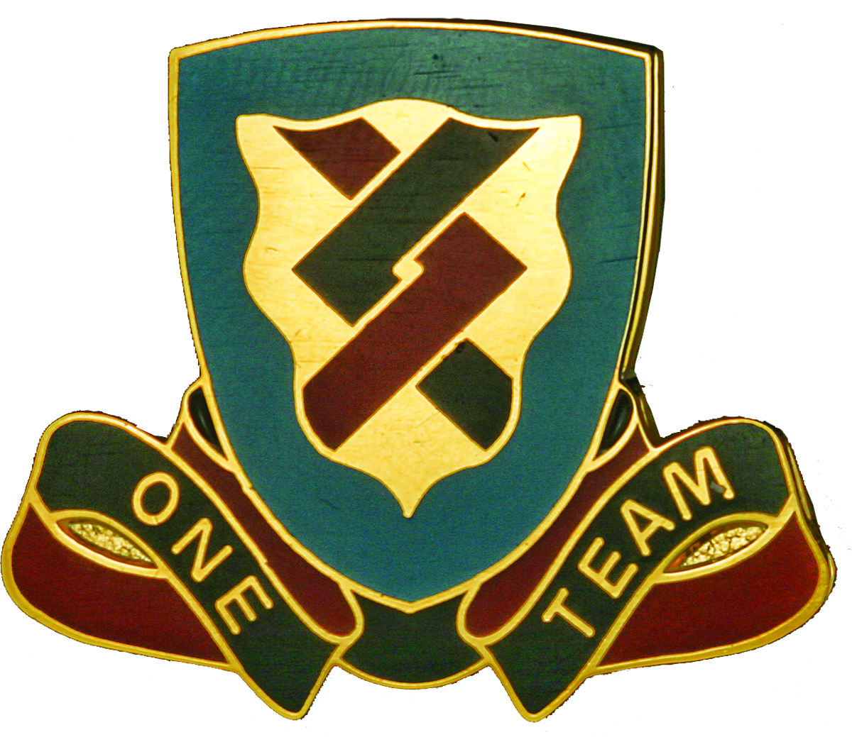 410th Support Battalion Unit Crest (One Team)