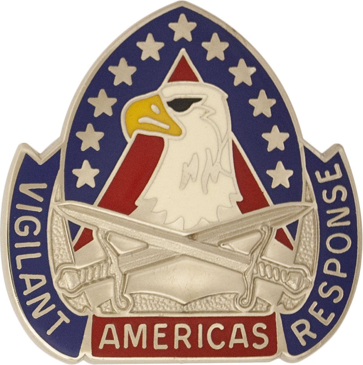 410th Support Brigade Unit Crest (Vigilant Americas Response)