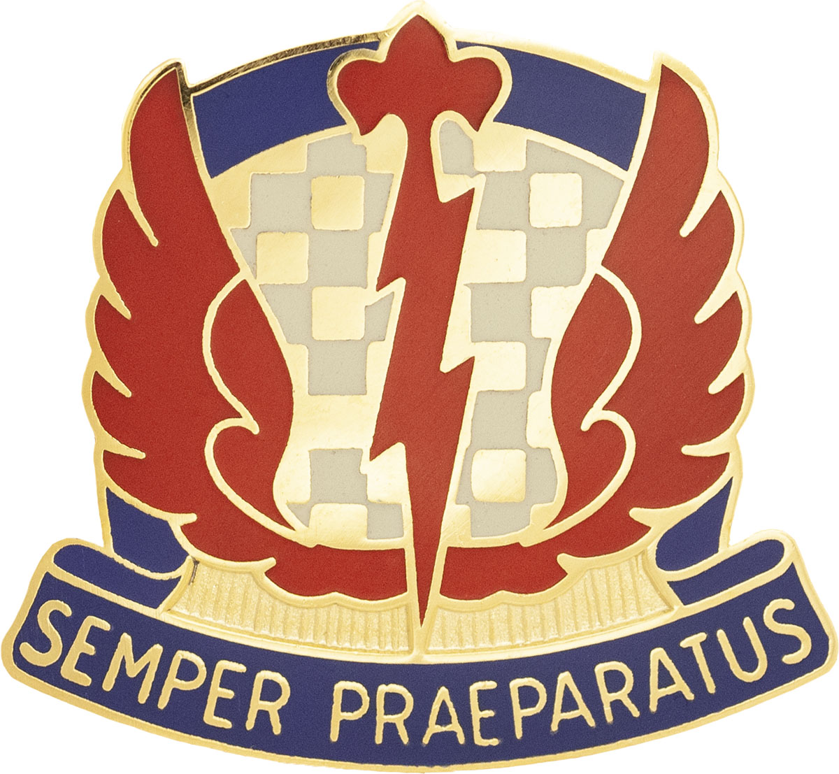 504th Military Intelligence Brigade Unit Crest (Semper Praeparatus)