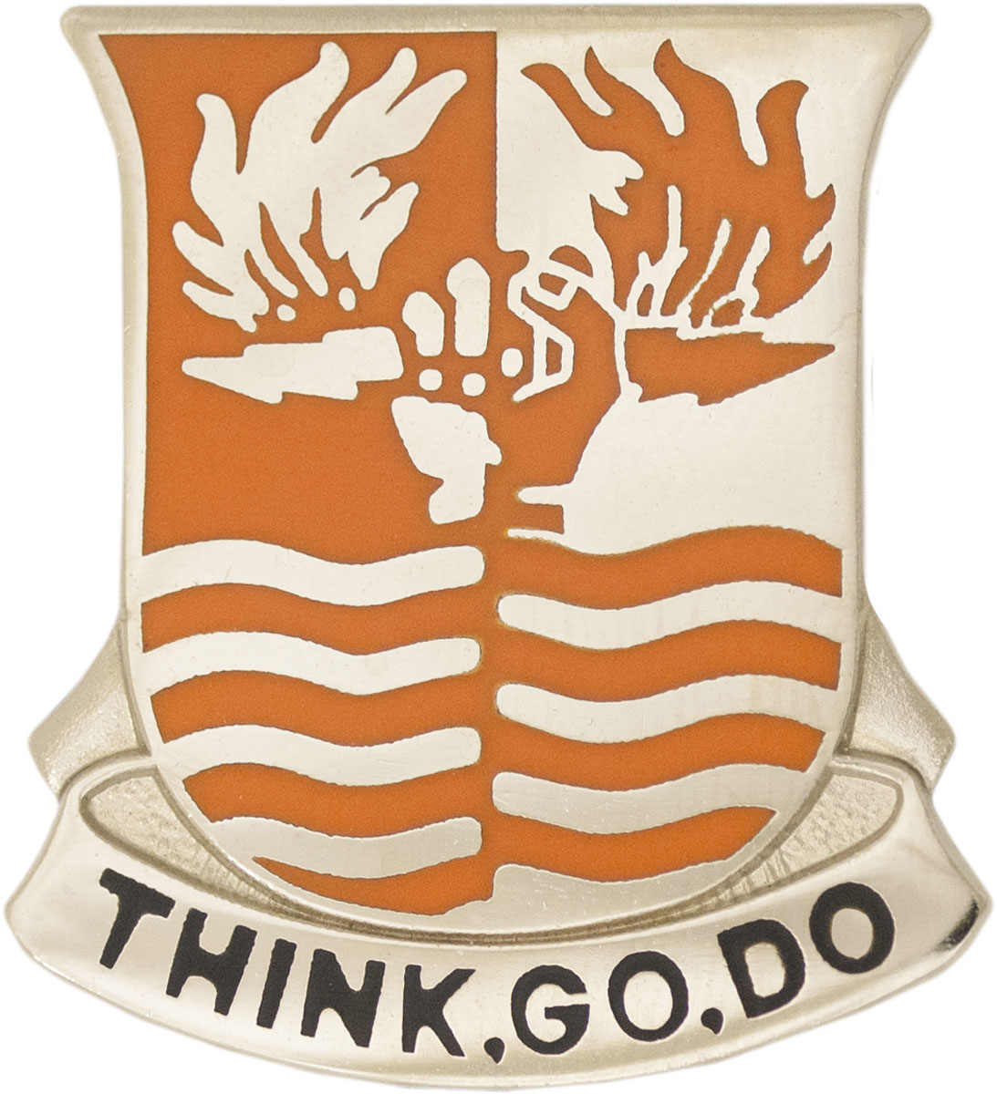 504th Signal Battalion Unit Crest (Think Go Do)