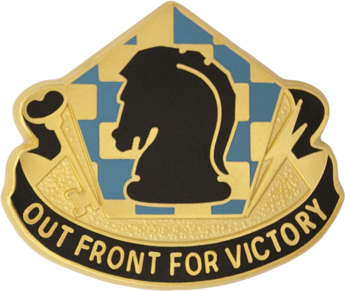 505th Military Intelligence Group Unit Crest (Out Front For Victory)