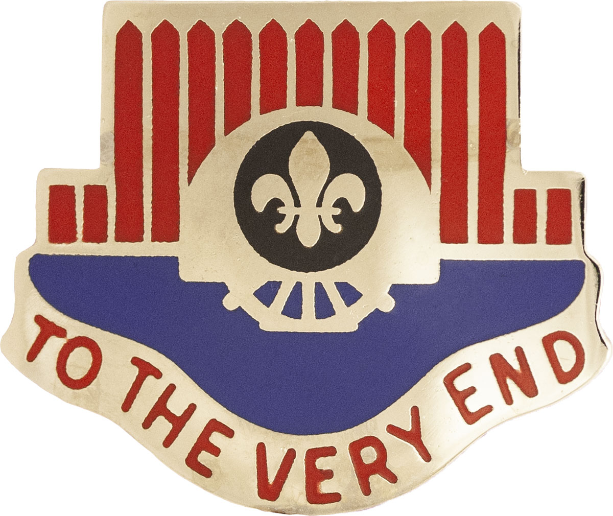 528th Engineer Battalion Unit Crest (To The Very End)