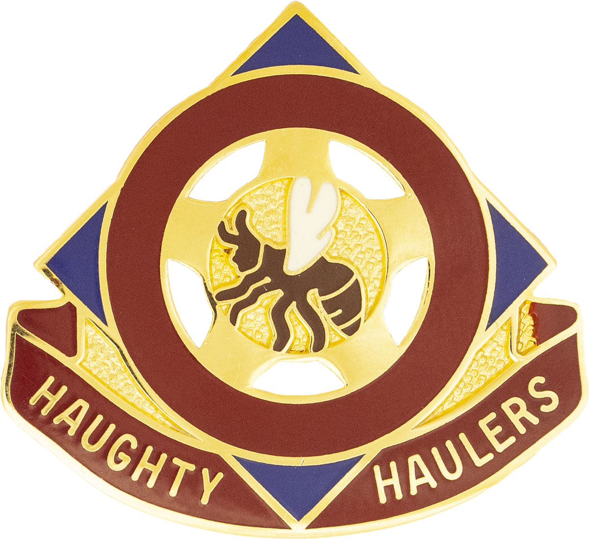 540th Quartermaster Battalion Unit Crest (Haughty Haulers)