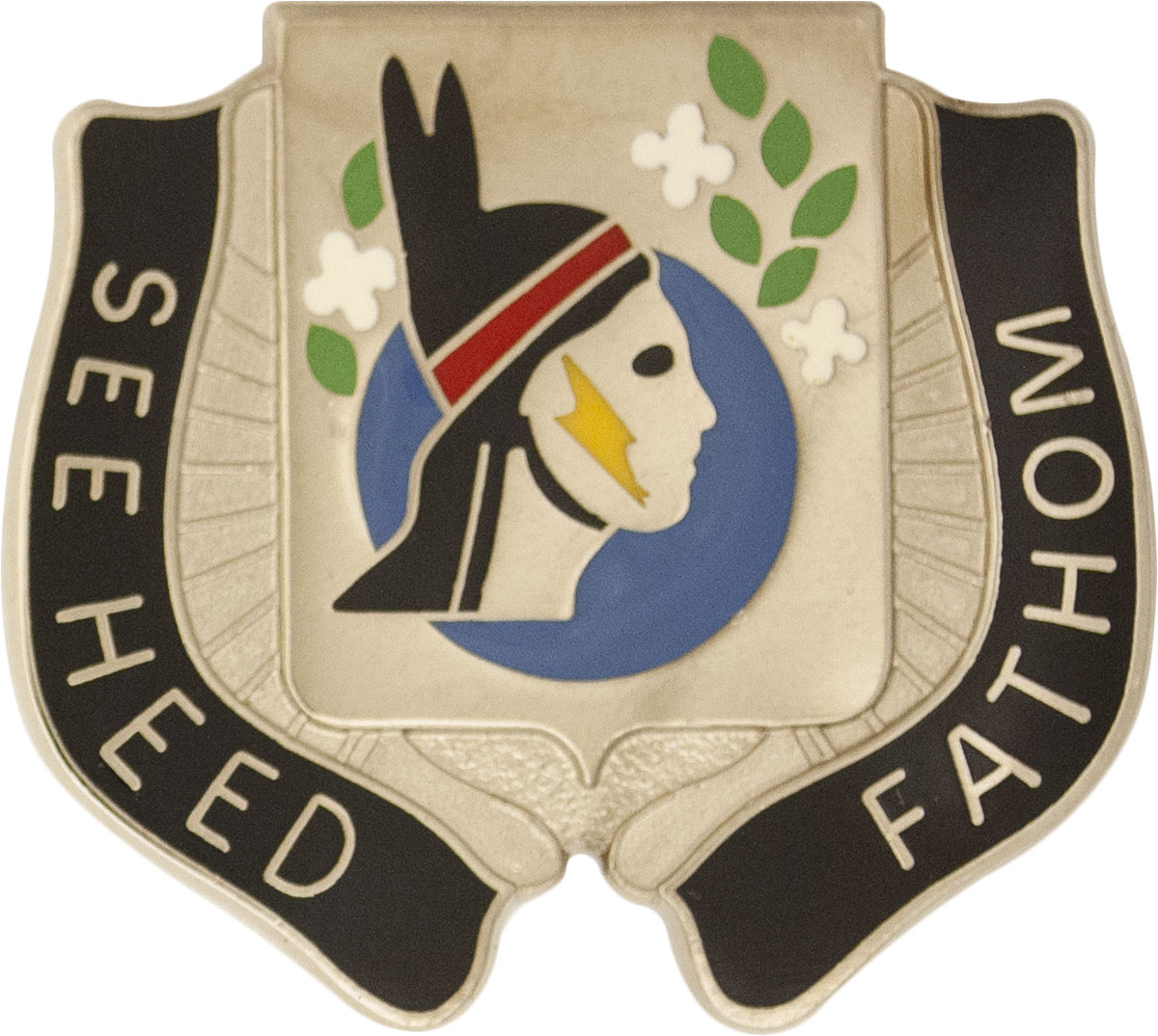 635th Military Intelligence Battalion (Right) Unit Crest (See Heed ...