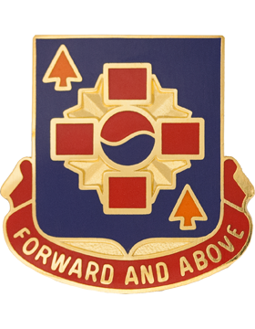 640th Support Battalion Unit Crest (Forward And Above)