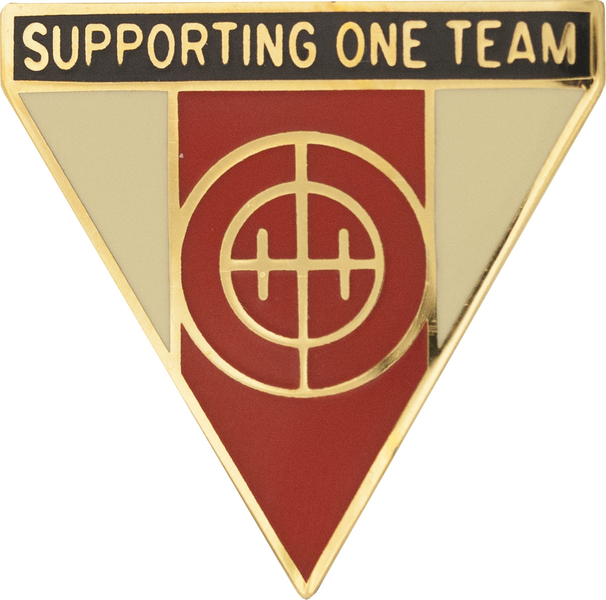 643rd Support Group Unit Crest (Supporting One Team)