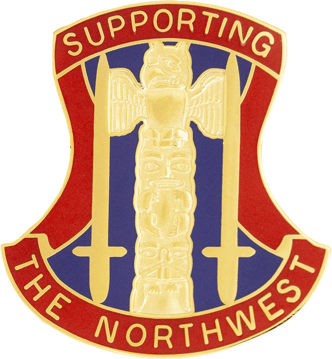 654th Support Group Unit Crest (Supporting The Northwest)