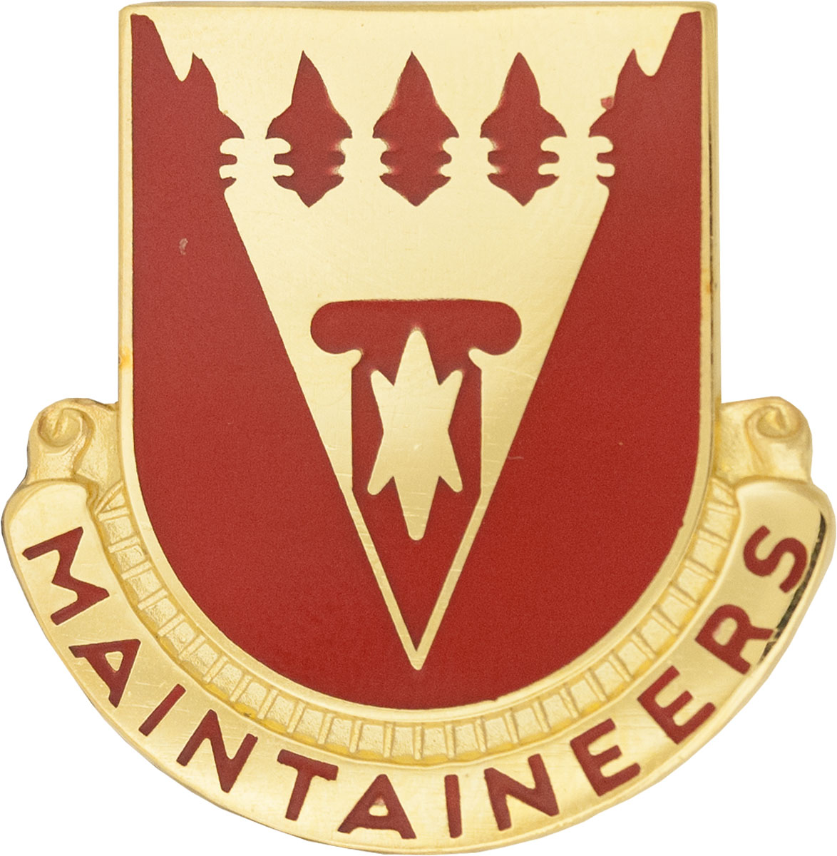 801st Support Battalion Unit Crest (Maintaineers)