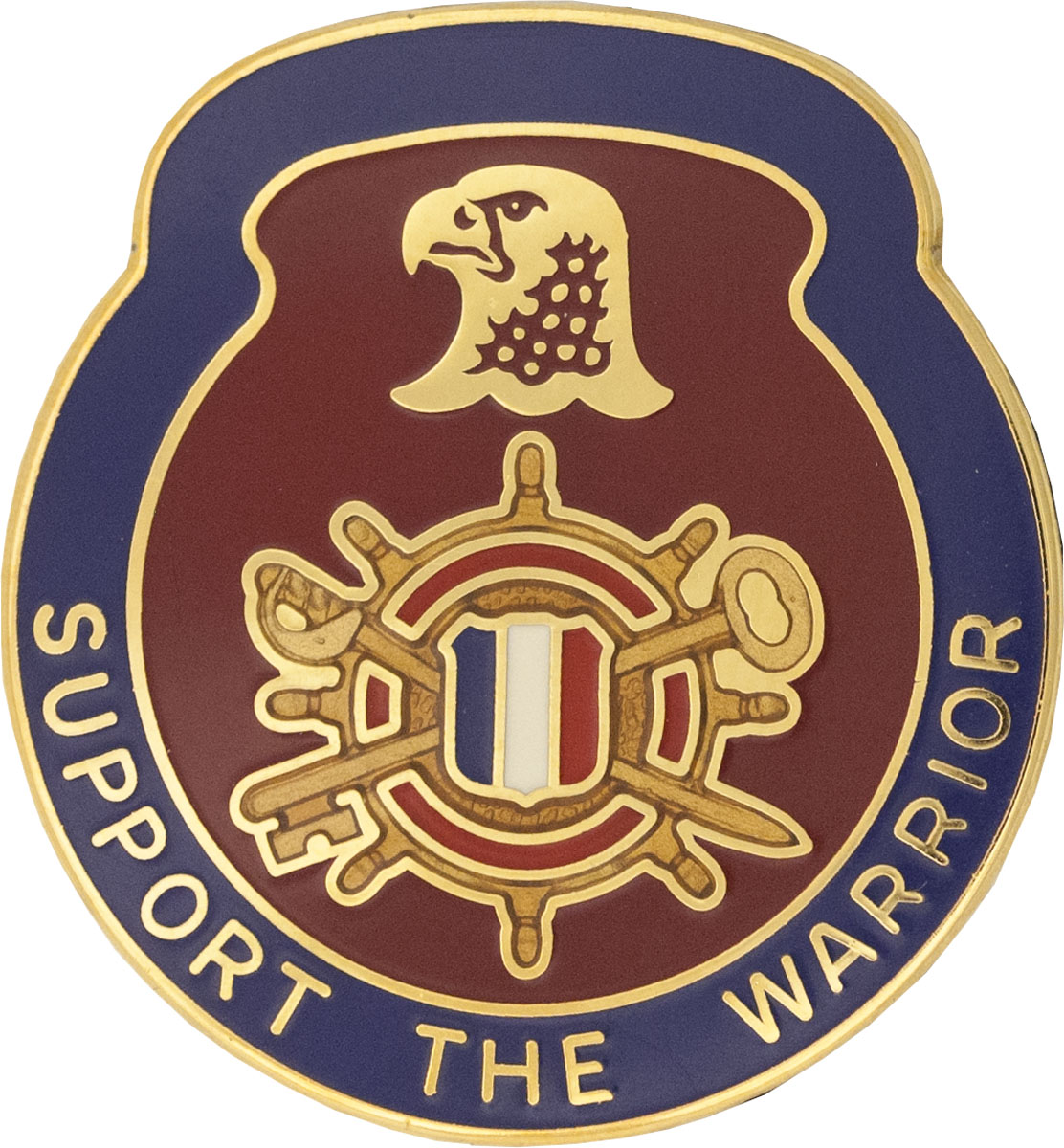 1034th Support Battalion Unit Crest (Support The Warrior)