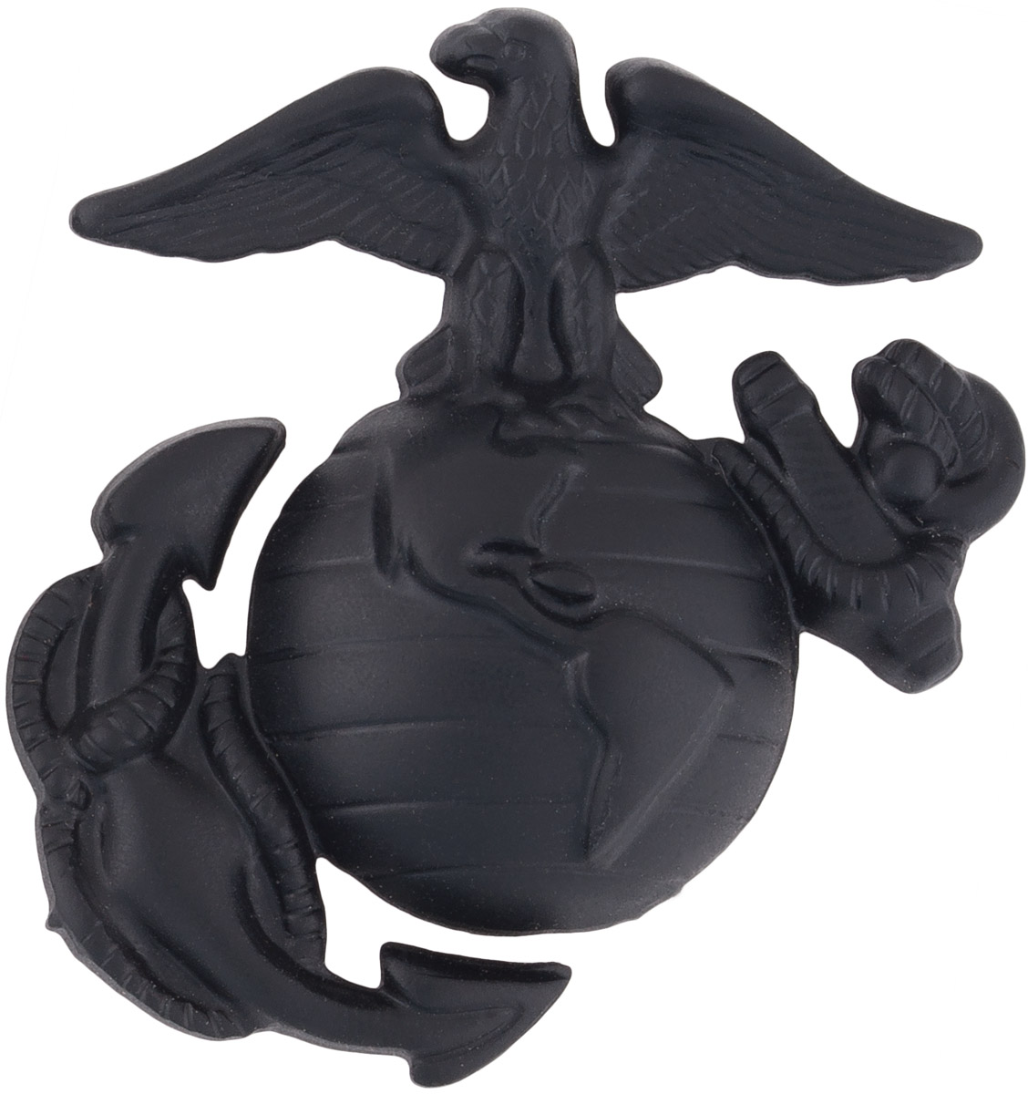 Enlisted Service Cap Device Black Metal MC-B403