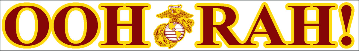 USMC OOH RAH with Eagle Globe and Anchor Magnet