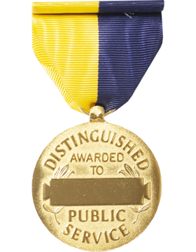 Navy Distinguished Public Service Award Full Size Medal (Nail Back)