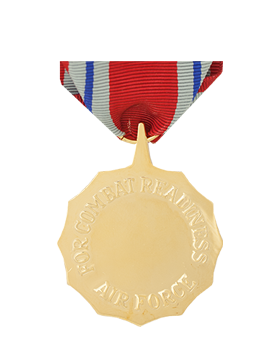 Air Force Combat Readiness Full Size Anodized Medal