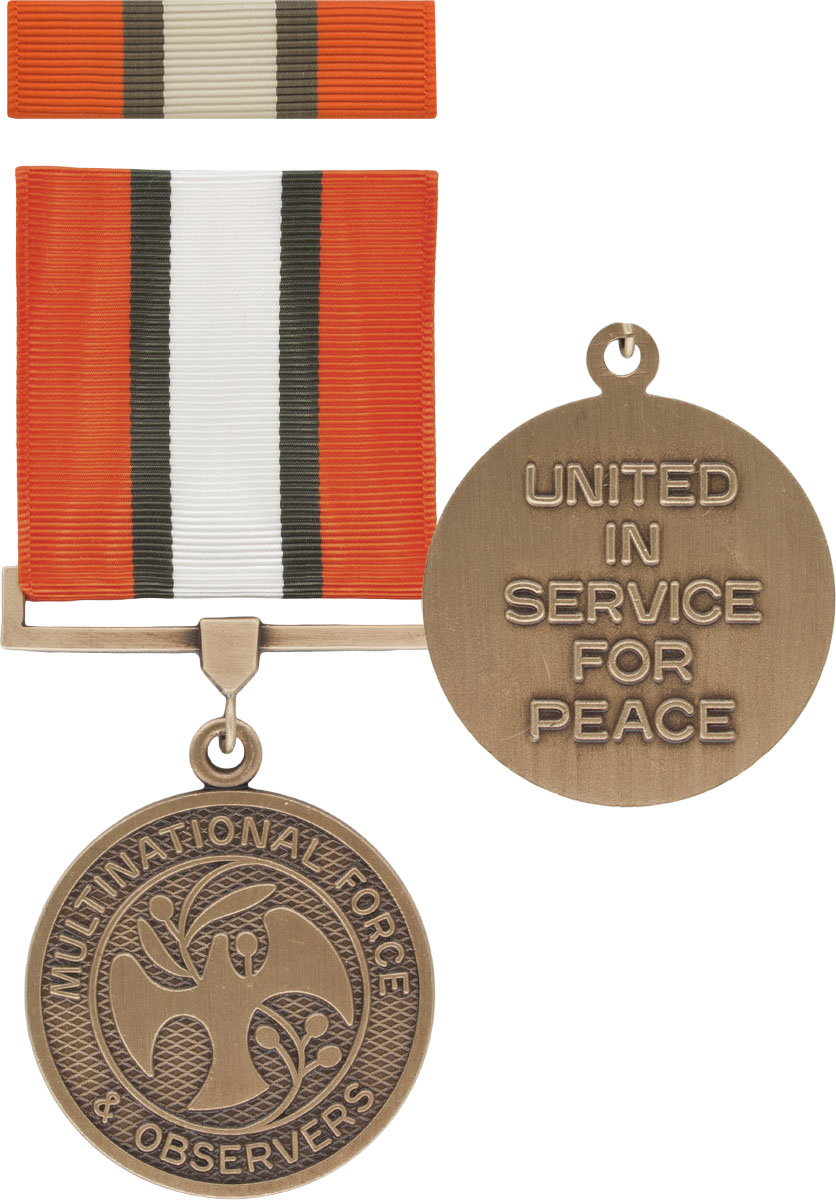 Multi-National Forces & Observers Full Size Medal with Ribbon