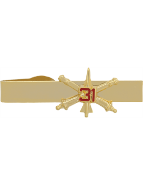 31st Air Defense Artillery BOS Officer Tie Bar