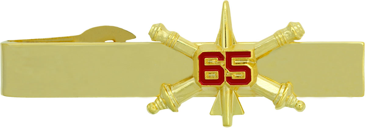 65th Air Defense Artillery BOS Officer Tie Bar