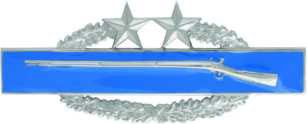 Bright Finish Badge CIB Combat Infantryman 3rd Award