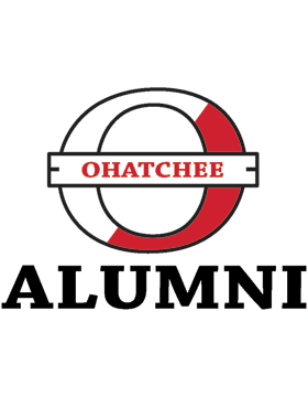 Ohatchee Logo with Alumni Square Sticker