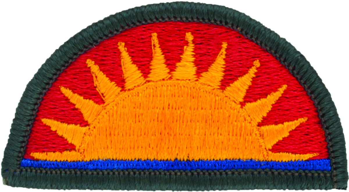 0041 Infantry Division Full Color Patch with Fastener