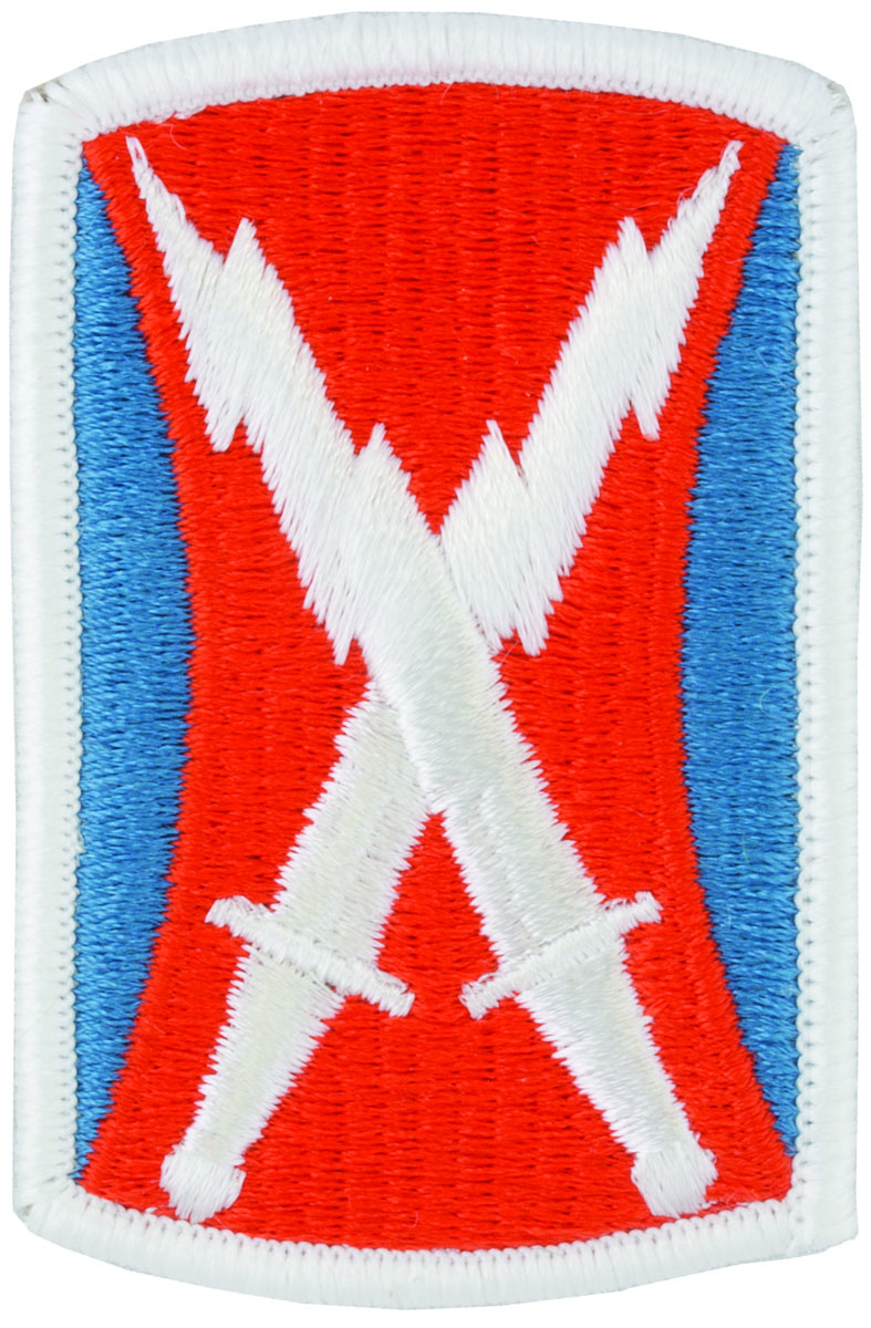 106th Signal Brigade Full Color Patch with Fastener
