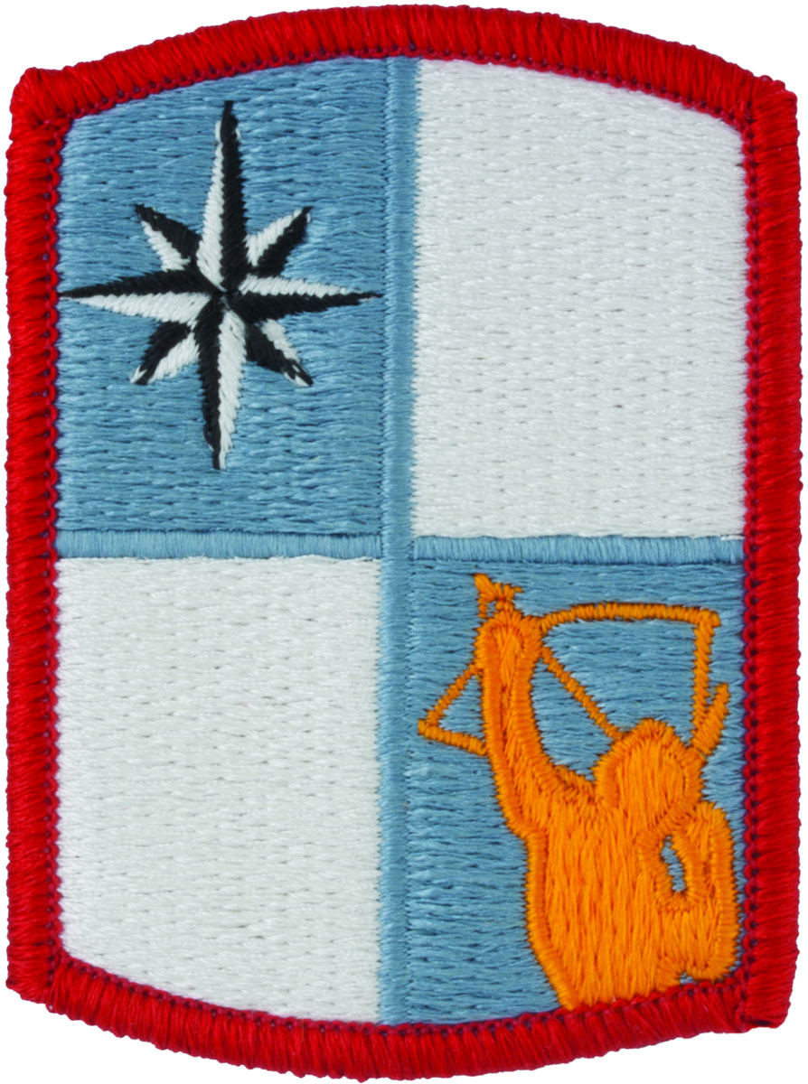 287th Sustainment Brigade Full Color Patch with Fastener