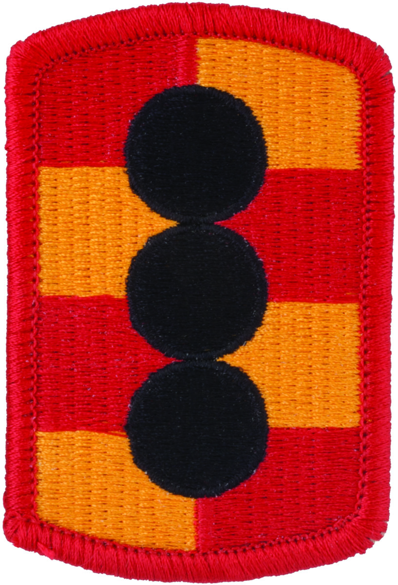 434th Field Artillery Brigade Full Color Patch With Fastener