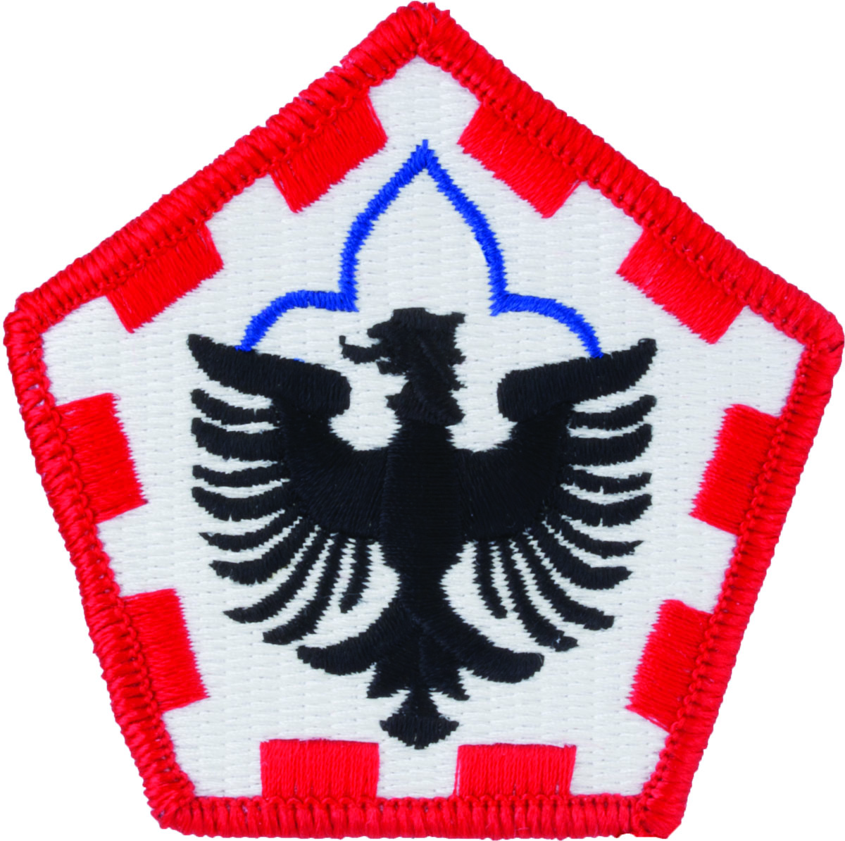 555th Engineer Group Full Color Patch with Fastener