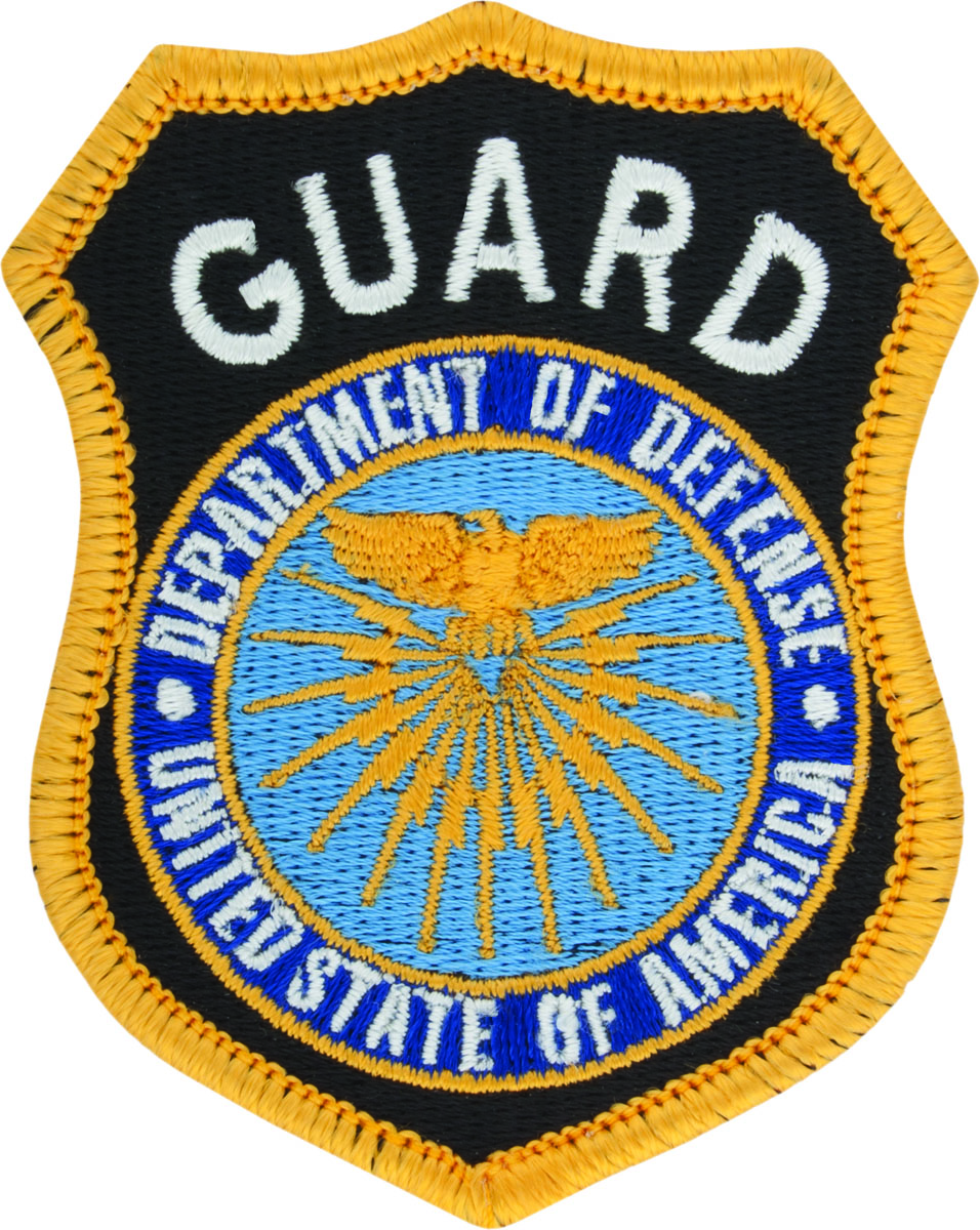 Department Of Defense Guard Full Color Hat Size Patch Sew on
