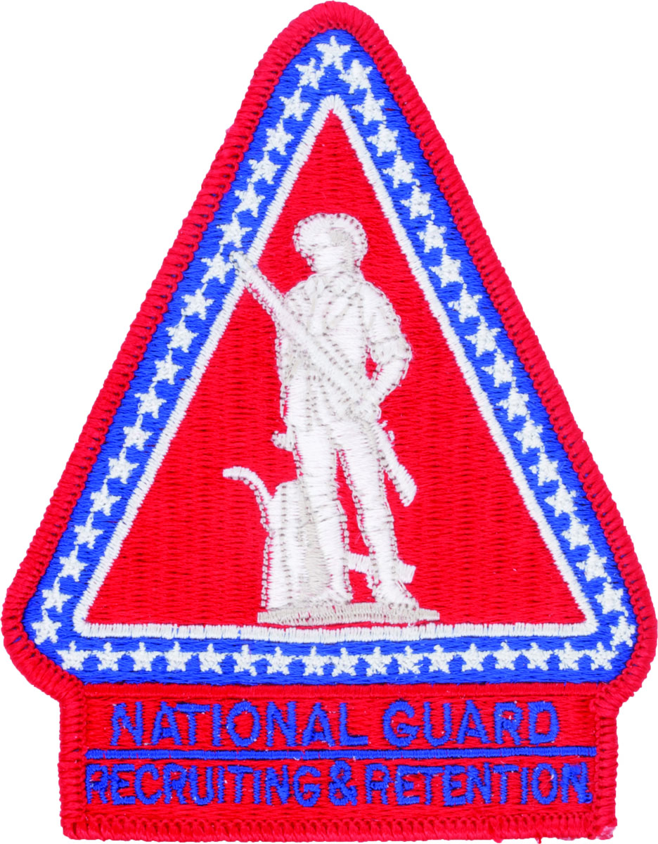 National Guard Recruiting & Retention Full Color Patch (P-NG-F)