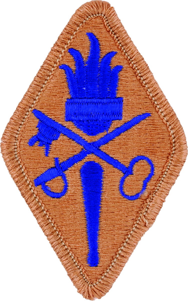 Quartermaster Training School Full Color Patch with Fastener