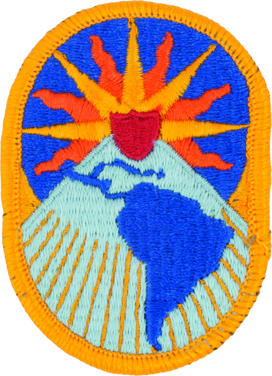 U.S. Army Element US Army Southern Command Full Color Patch with Fa...