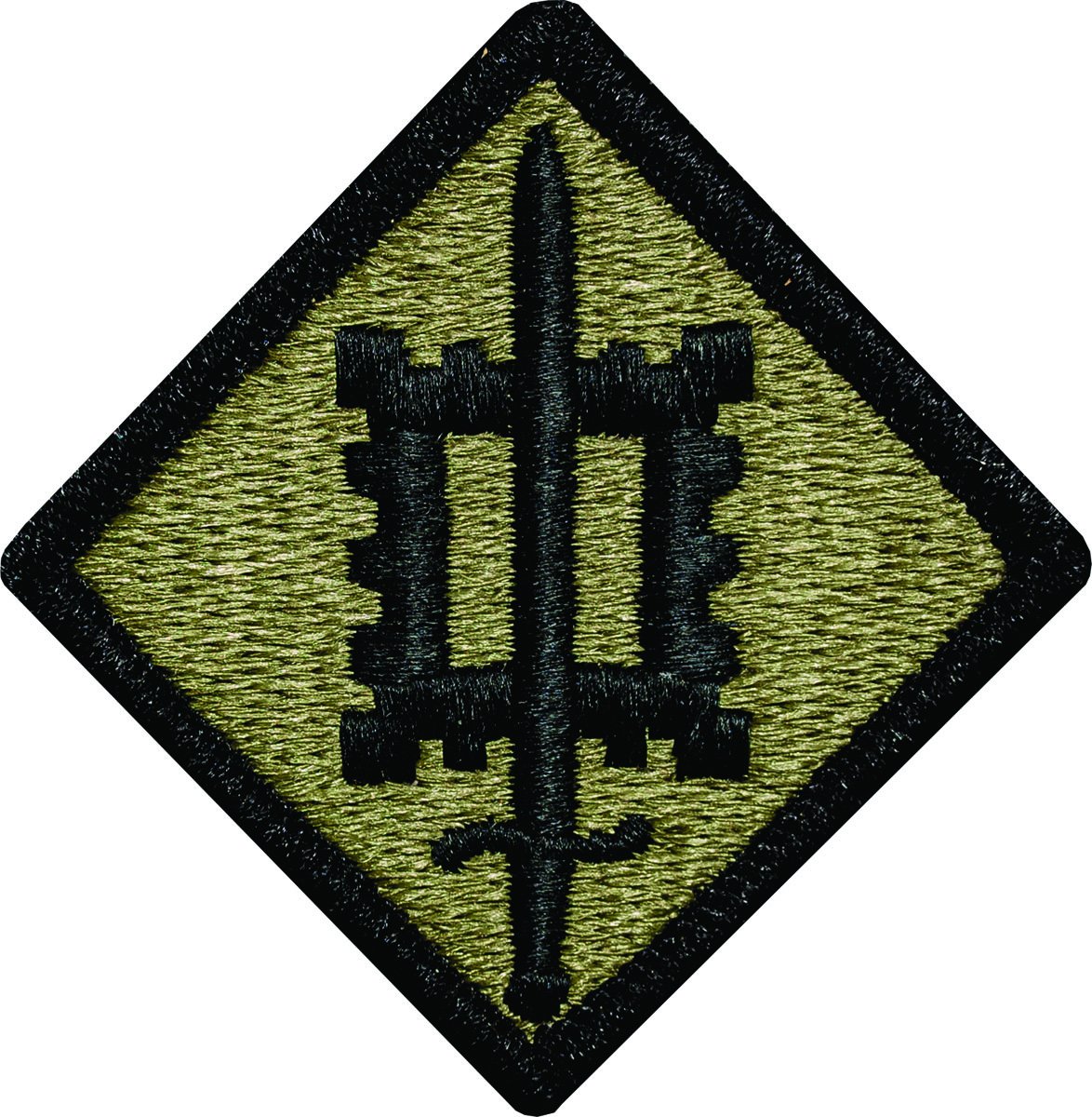 18th Engineer Brigade Scorpion Patch with Fastener