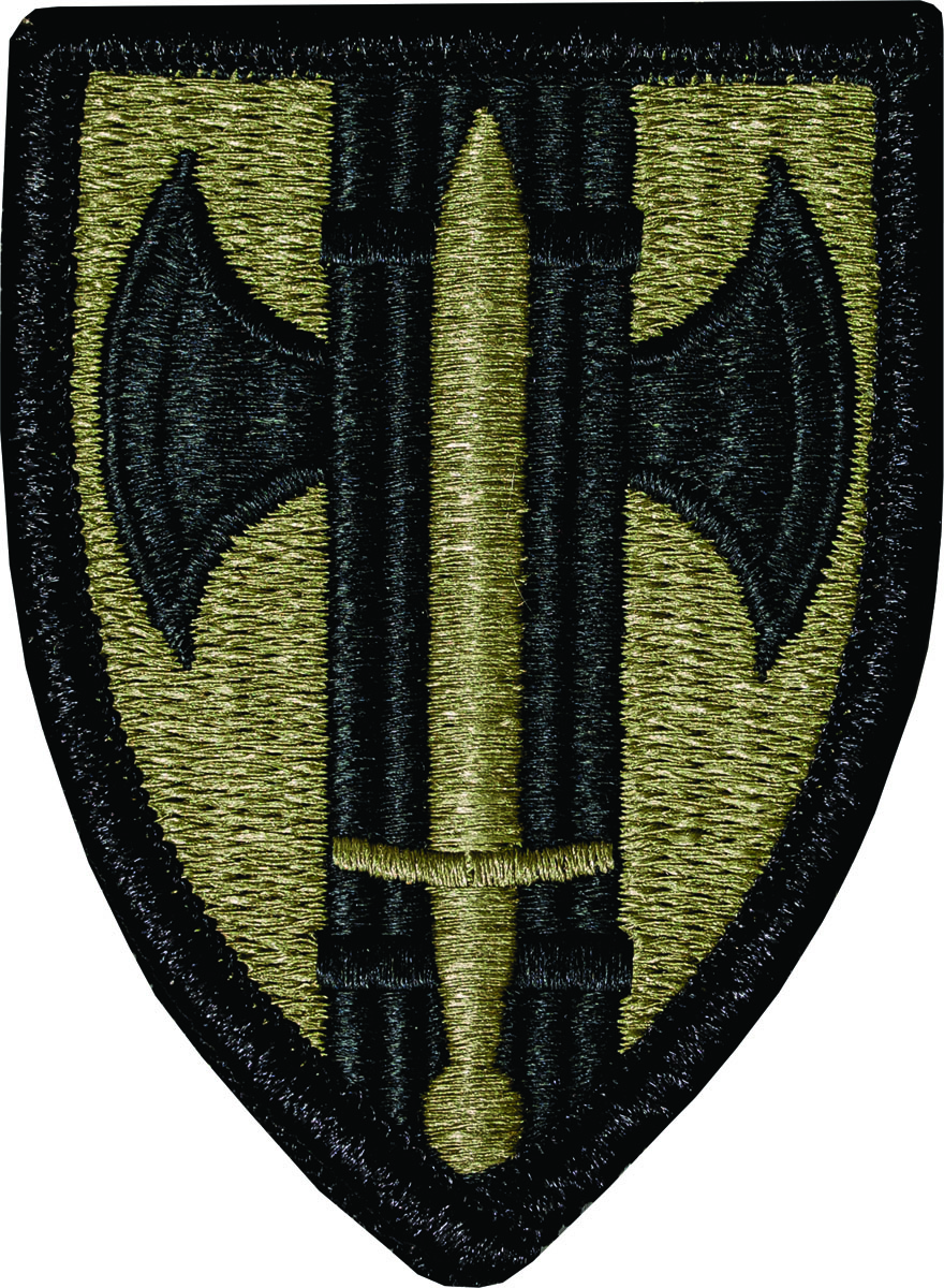 18th Military Police Brigade Scorpion Patch with Fastener