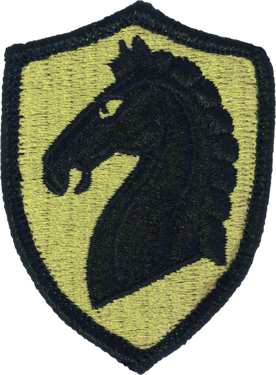 107th Armored Cavalry Scorpion Patch with Fastener