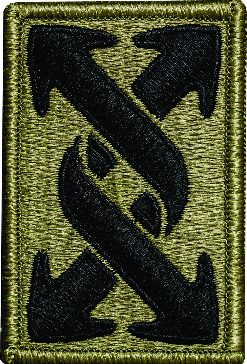 143rd Transportation Brigade Scorpion Patch with Fastener
