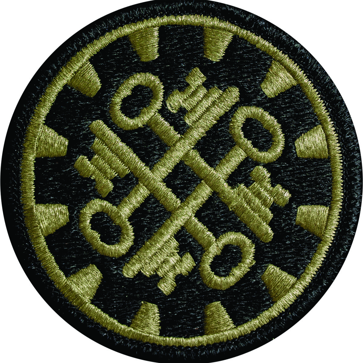 177th Military Police Brigade Scorpion Patch with Fastener