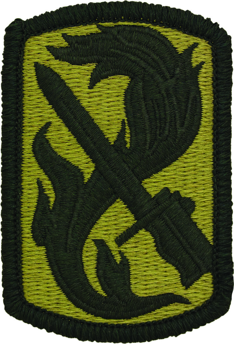 198th Infantry Brigade Scorpion Patch with Fastener