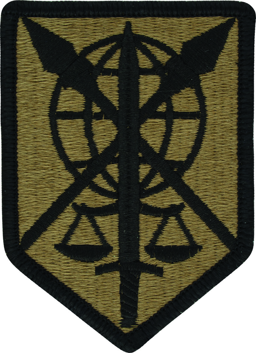 200th Military Police Command Scorpion Patch with Fastener