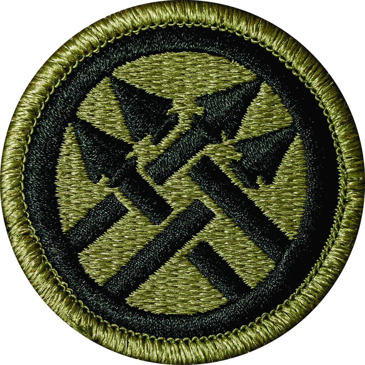 220th Military Police Brigade Scorpion Patch with Fastener
