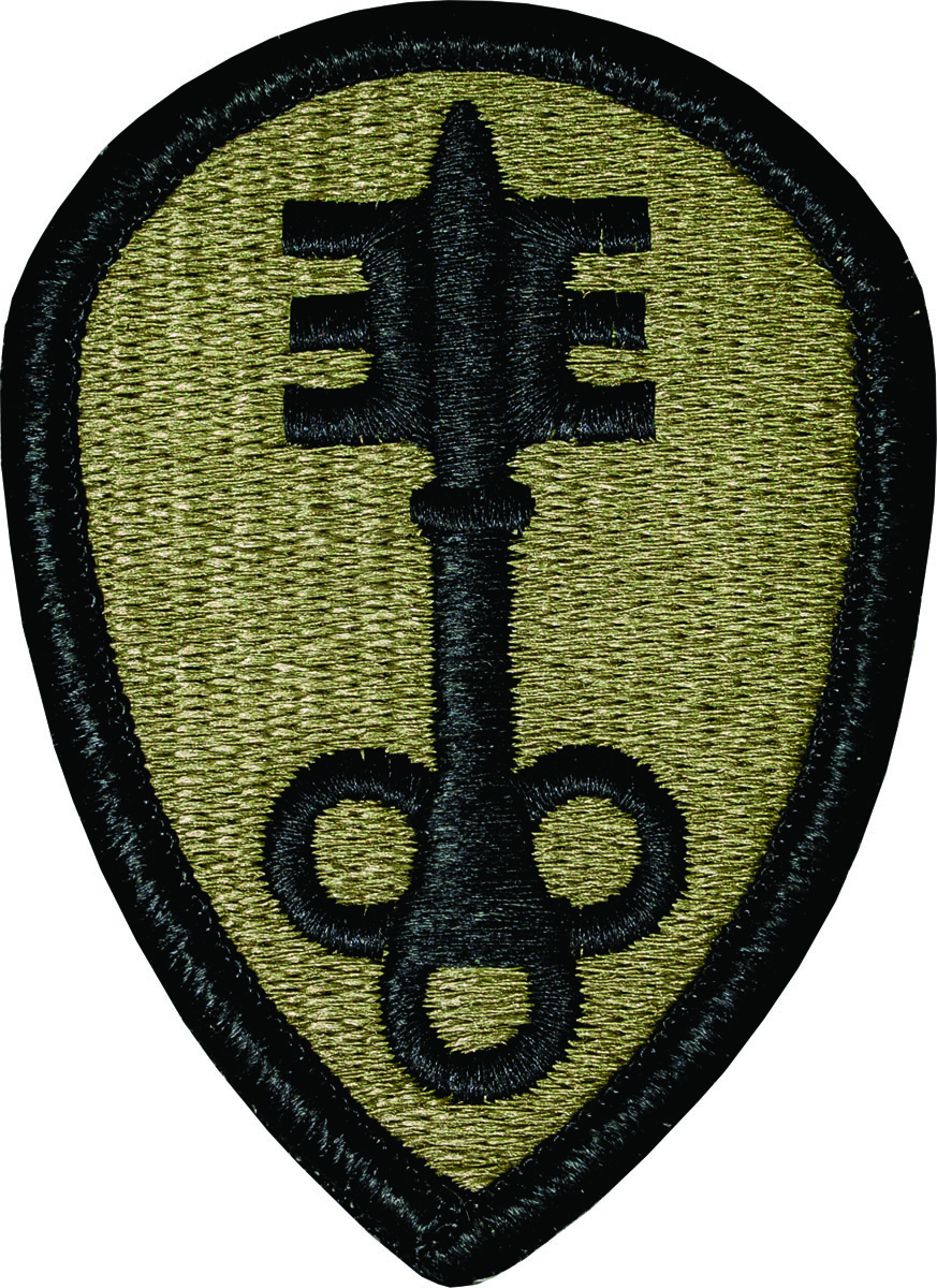 300th Military Police Brigade Scorpion Patch with Fastener