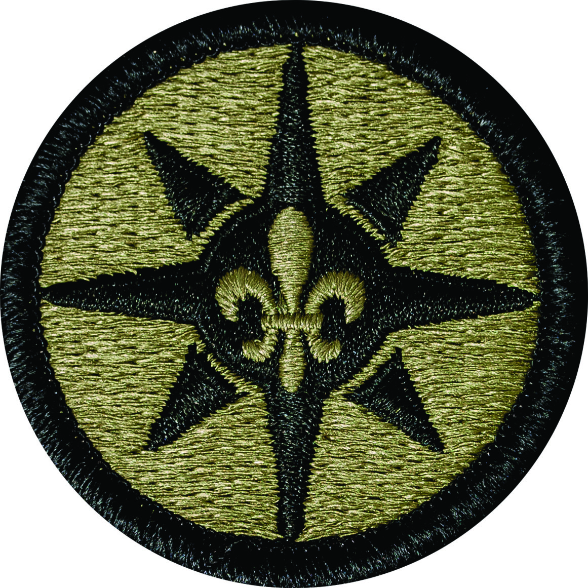 316th Sustainment Command Scorpion Patch with Fastener