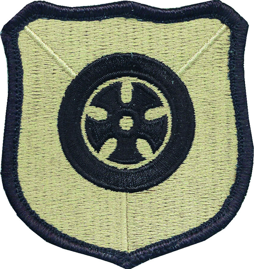 319th Transportation Brigade Scorpion Patch with Fastener