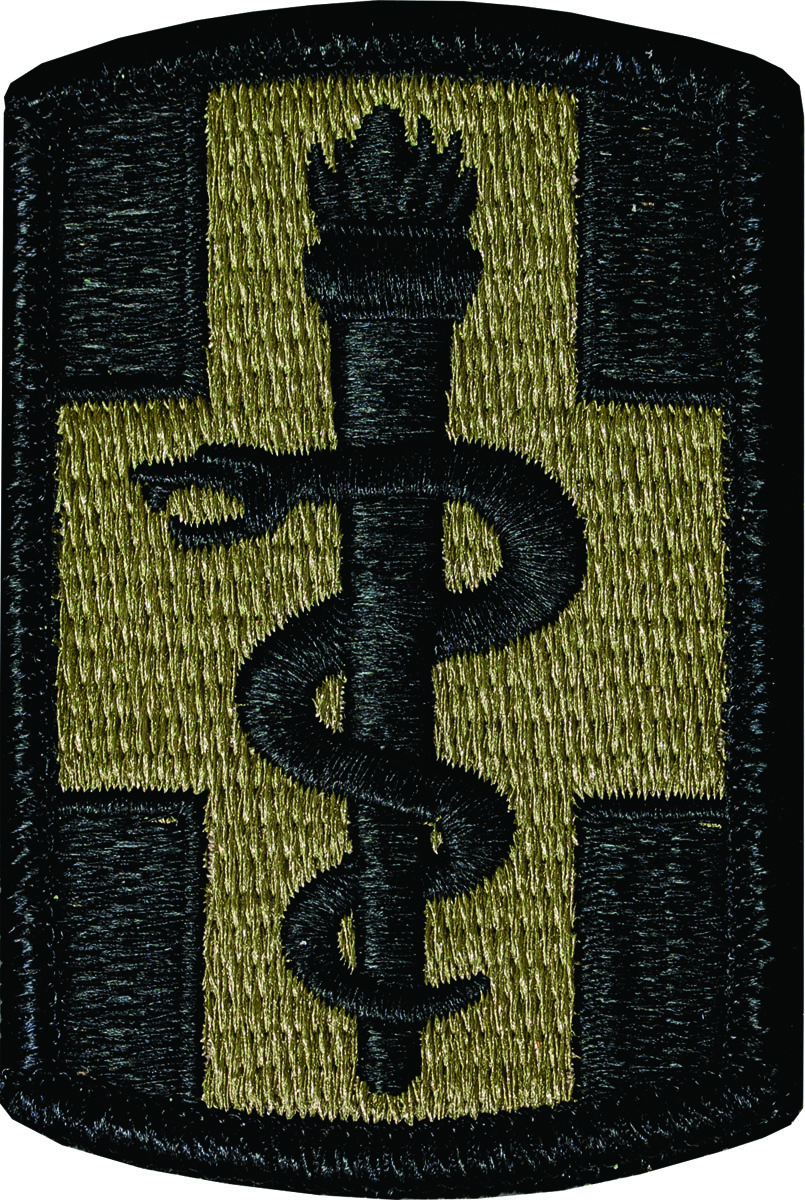 330 Medical Brigade Scorpion Patch with Fastener