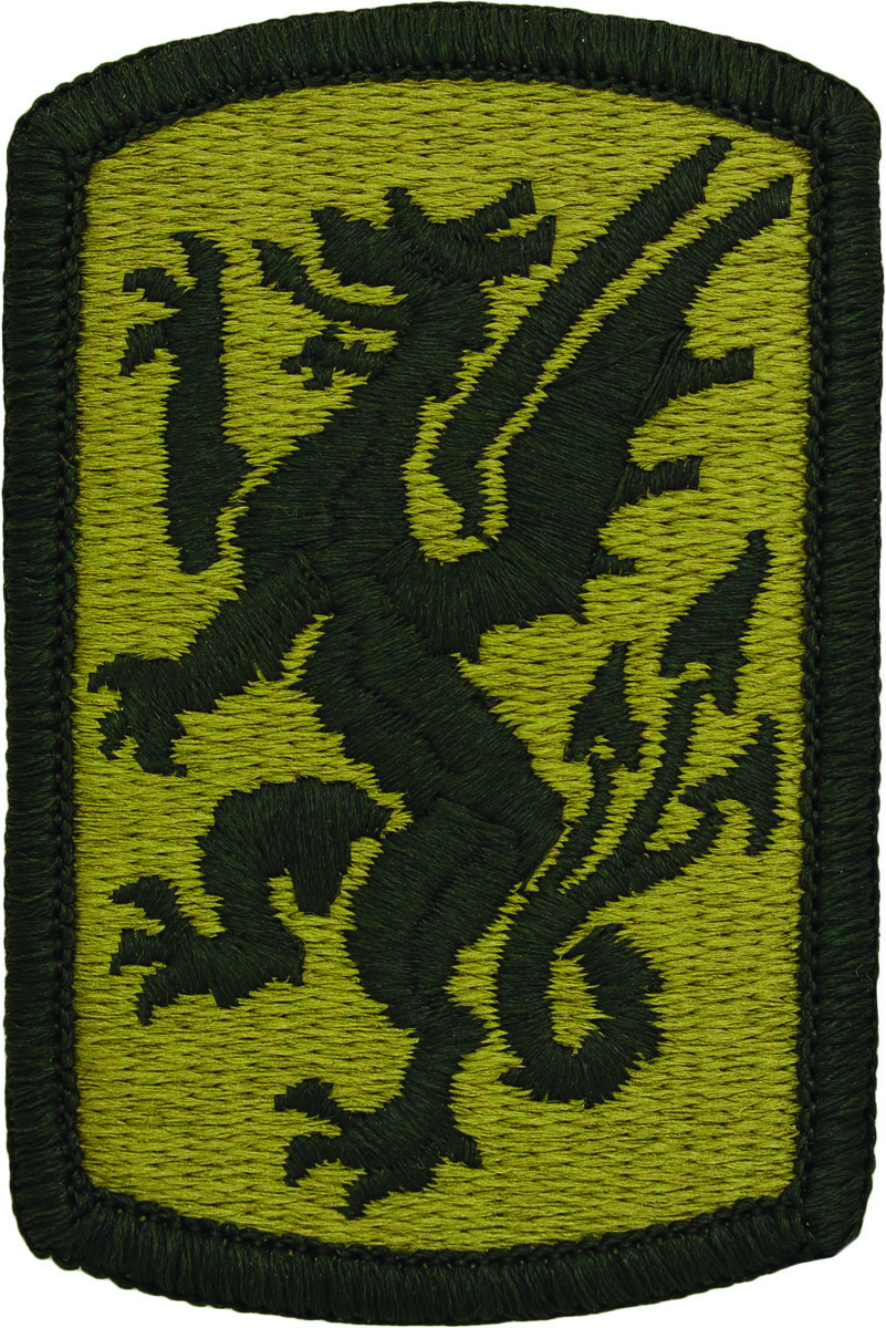 415th Chemical Brigade Scorpion Patch with Fastener