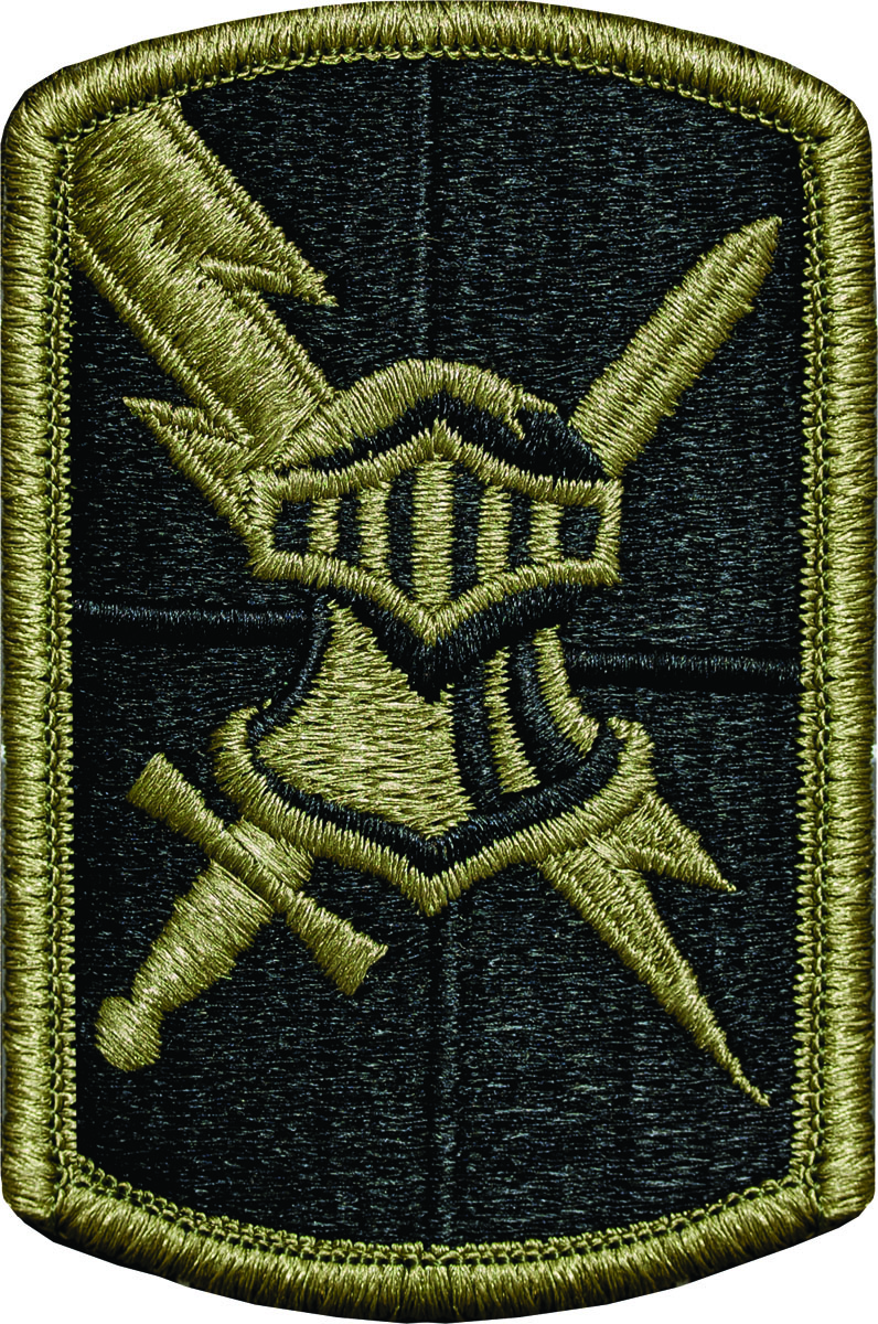 513th Military Intelligence Brigade Scorpion Patch with Fastener